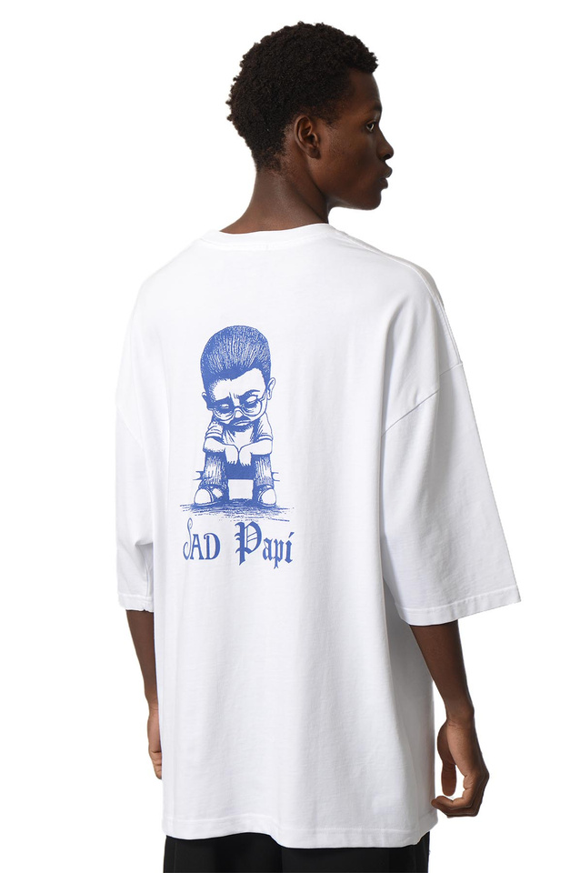 WILLY CHAVARRIA Precious Sad Papi T-shirt White - Wrong Weather